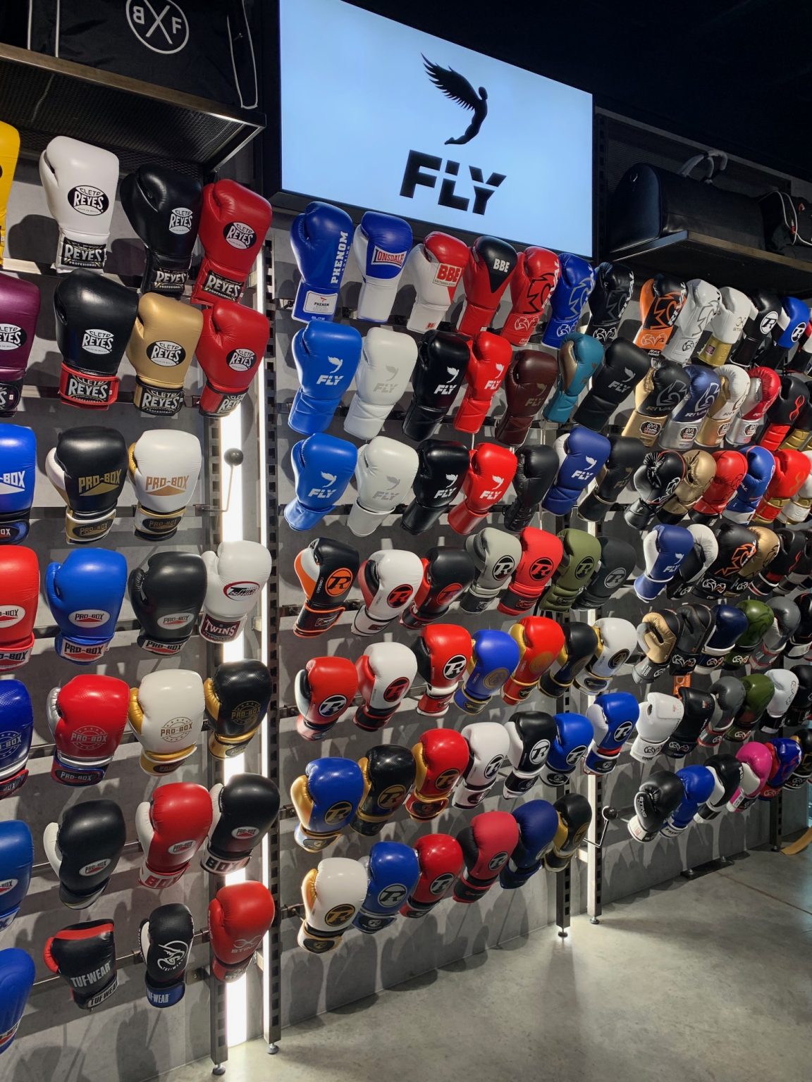 Retail detail: Metalwork display for Boxfit by Dymond Engineering ...